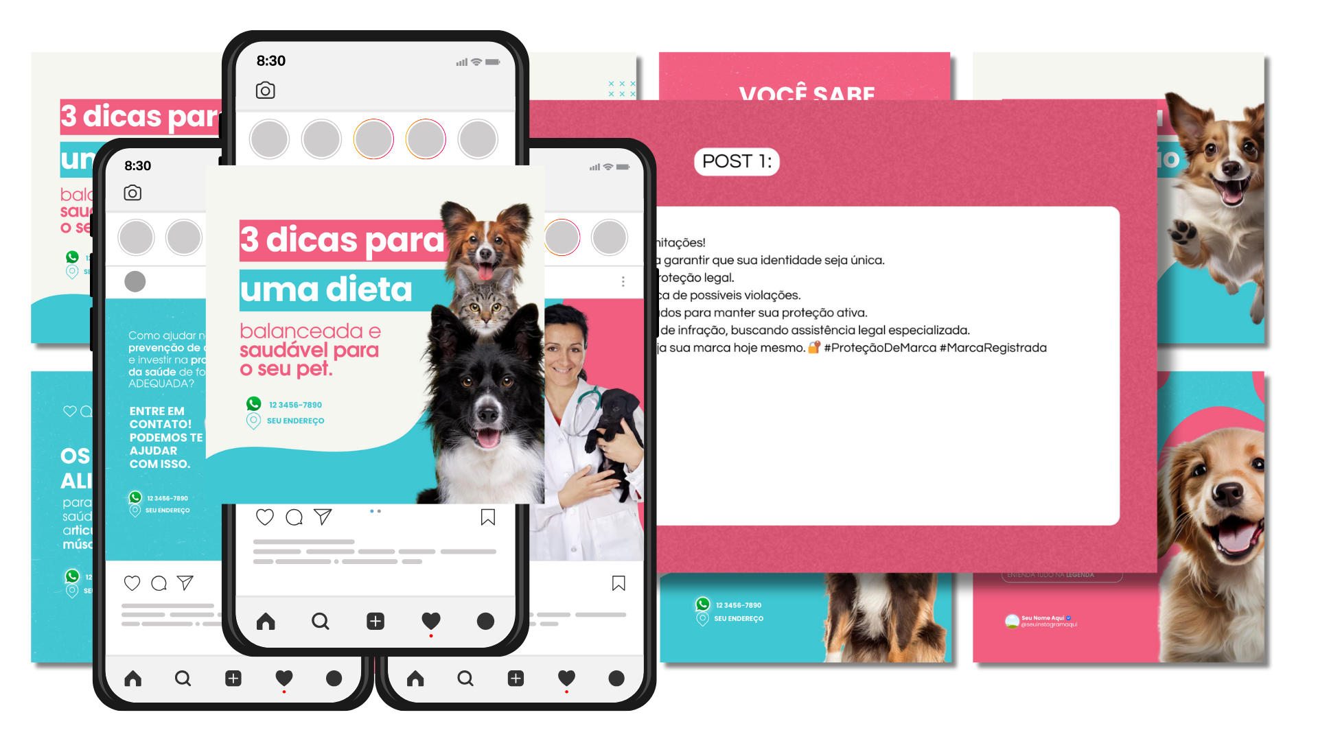 Pack Nutripet – Tenha um perfil de destaque no instagram com mais de 60 posts prontos para postar!